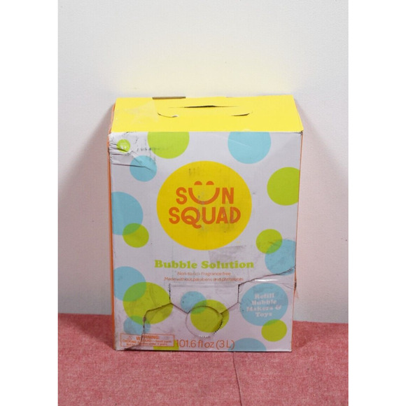 Unbranded | Toys | Sun Squad Bubble Solution Cardboard Refill 16 Fl Oz ...